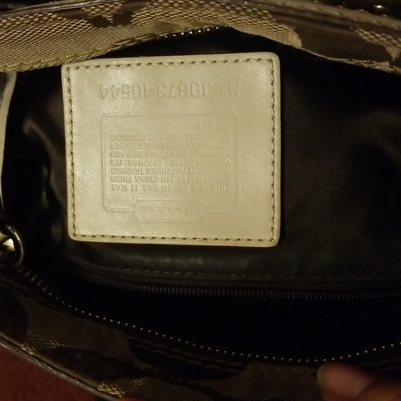 Coach | Bags | Vintage Coach Logo Handbag Purse | Poshmark